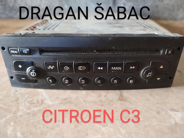 CITROEN C3 radio