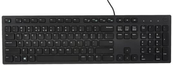 Tastatura USB Dell Multimedia KB216 USB US crna