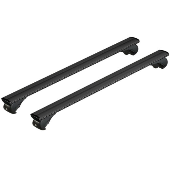 Krovni nosaci Audi 100 Karavan (1982-1994) alu sipke – Nordrive Silenzio M Black Rail