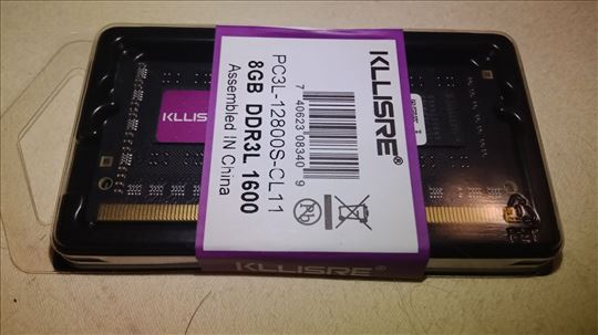 NOVO ddr3 8gb sodimm 1600