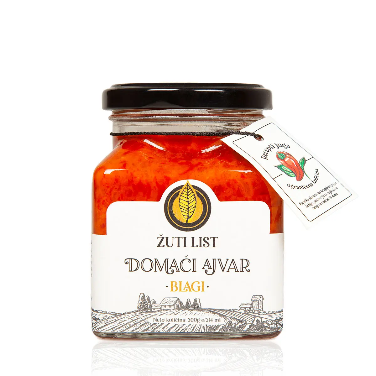 ŽUTI LIST Domaći ajvar blagi 300g