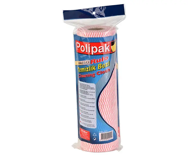 Polipak Krpa perforirana, 30 listova, Roze