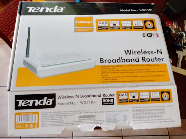 ! Wireless Ruter Tenda W311R+