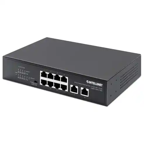 Intellinet Switch 8-Port Neupravljiv Gigabit Ethernet PoE