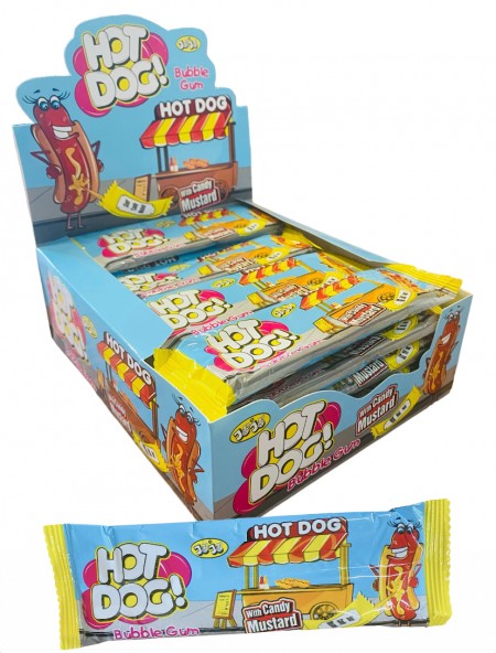 Hot dog bubble gum 20g (24/1)