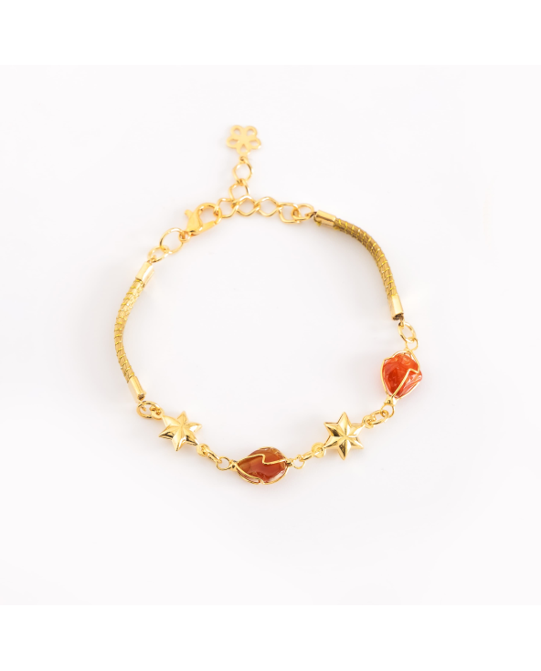 Star And Ruby Bracelet Pl-04