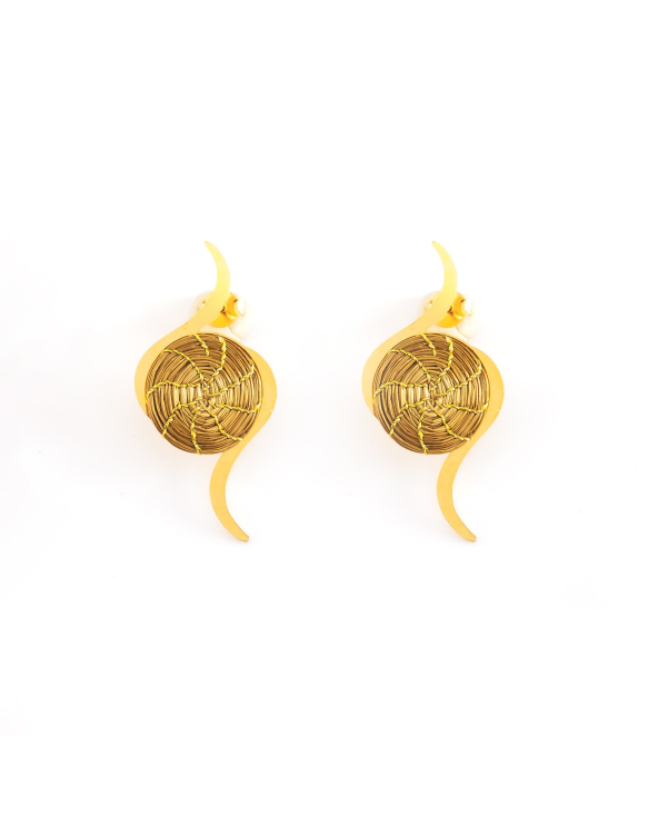 S-Shaped Earrings Br-02