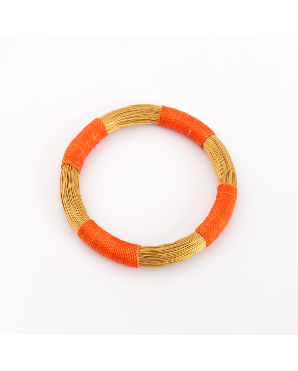 Orange Wrapped Bracelet