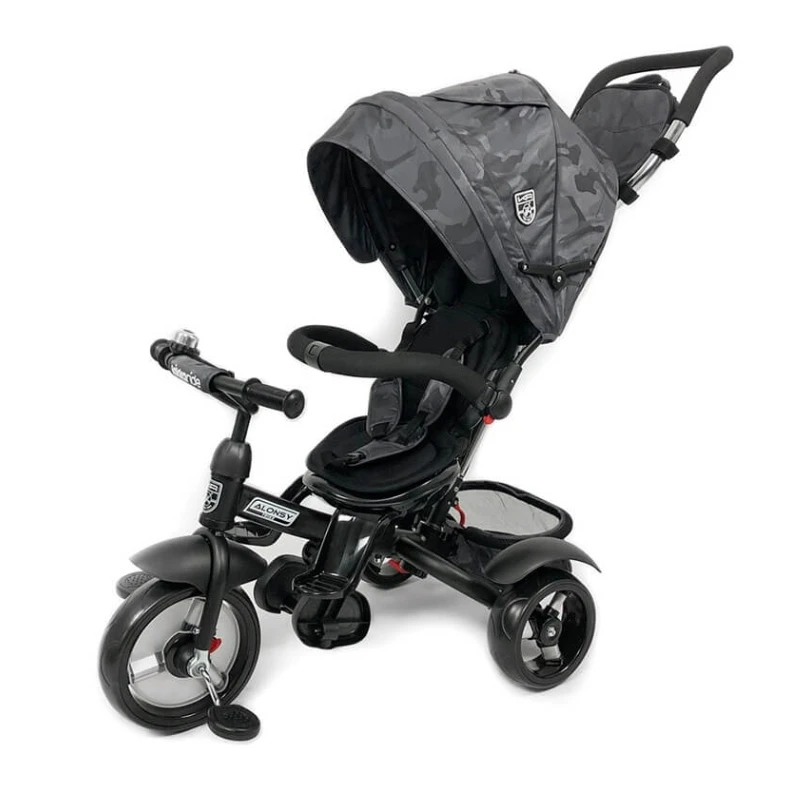 Kikka Boo Alonsy tricikl za decu Grey Camouflage, 18m+