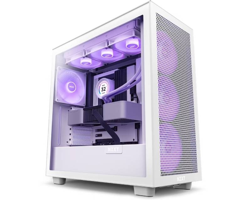 Kućište NZXT H7 Flow RGB (2023), belo (CM-H71FW-R1)ID EK000578936