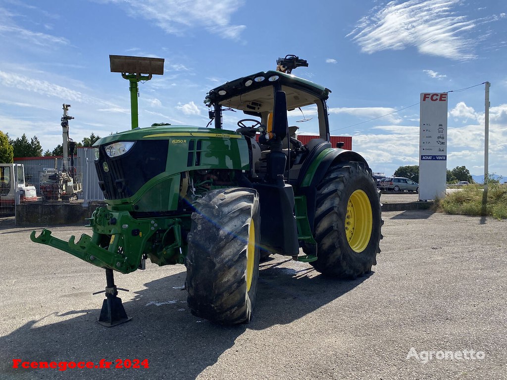 John Deere 6250 R AutoPower Carte Grise Française traktor točkaš nakon udesa