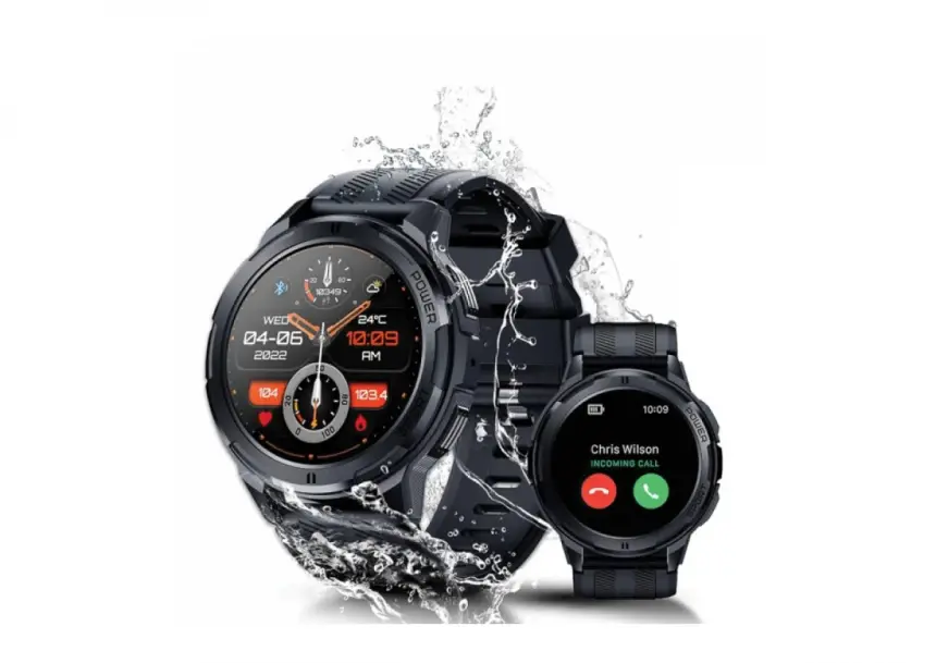 Oukitel BT10 Smart Watch Sport Rugged 410mAh/Heart rate/SpO2/Accelerometer/Crno sivi