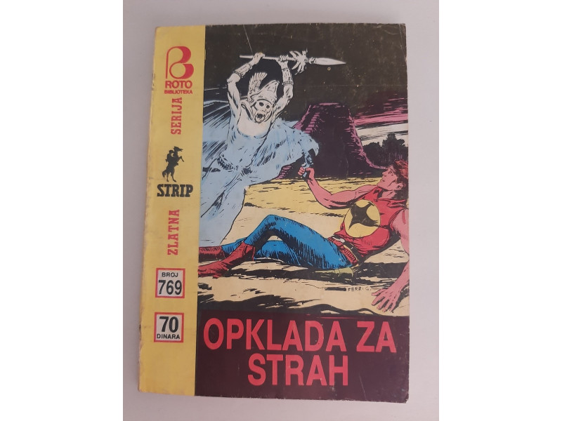 ZS 769 Zagor - Opklada za strah /odličan/