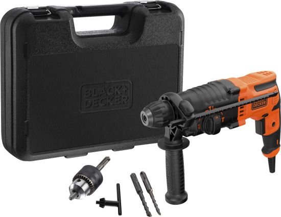 Elektro-pneumatski čekić Black+Decker BEHS01K; SDS-plus; 650W u koferu