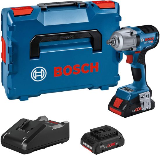 Akumulatorski udarni odvrtač Bosch GDS 18V-450 HC; 18V; 2x4,0Ah (06019K4002)