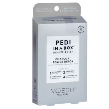 Pedikir set VOESH Charcoal Power Detox 4 Step