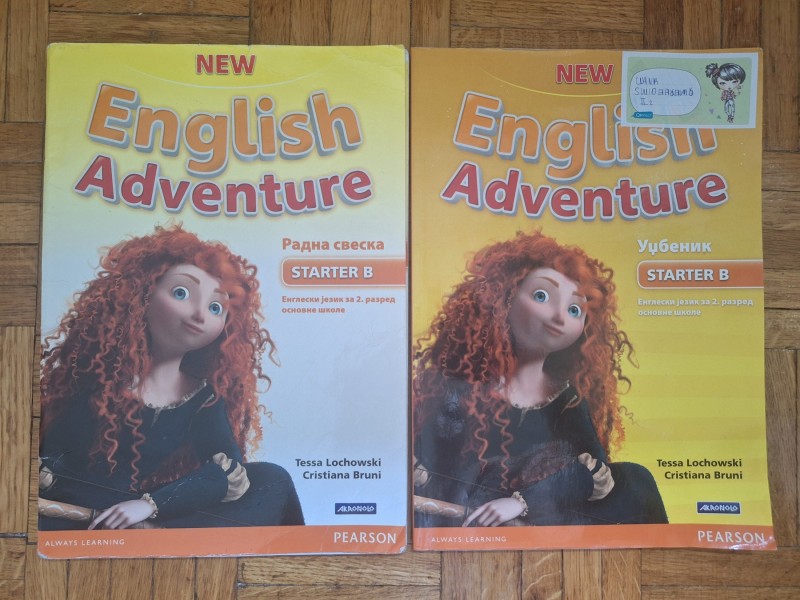 New english Adventure udzbenik i radna sveska 2 razred