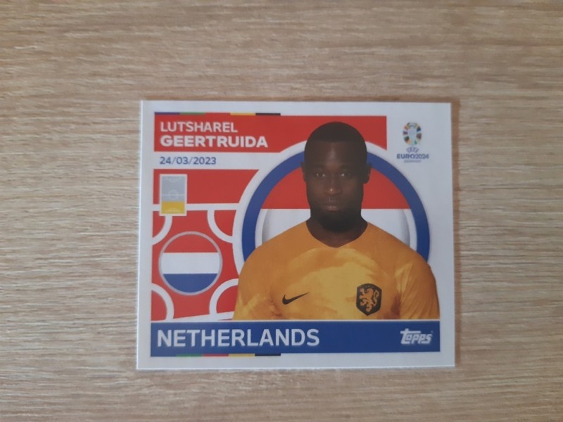 Euro 2024 Uefa Topps sličica broj NED 9