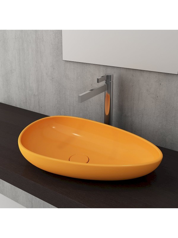 LAVABO ETNA 58CM SJAJ MANDARINA ZUTA