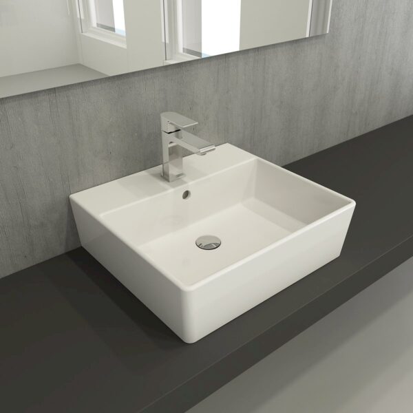 LAVABO MILANO 50×40 BELI SJAJ BOCCHI