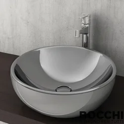 LAVABO ROMA 45×45 SILVER BOCCHI