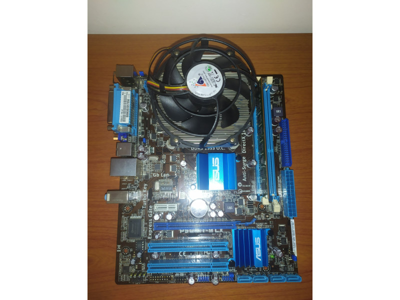 Core2Quad 6600 2.4Ghz + ASUS P5G41T-M LX +2GB DDR3 Ram