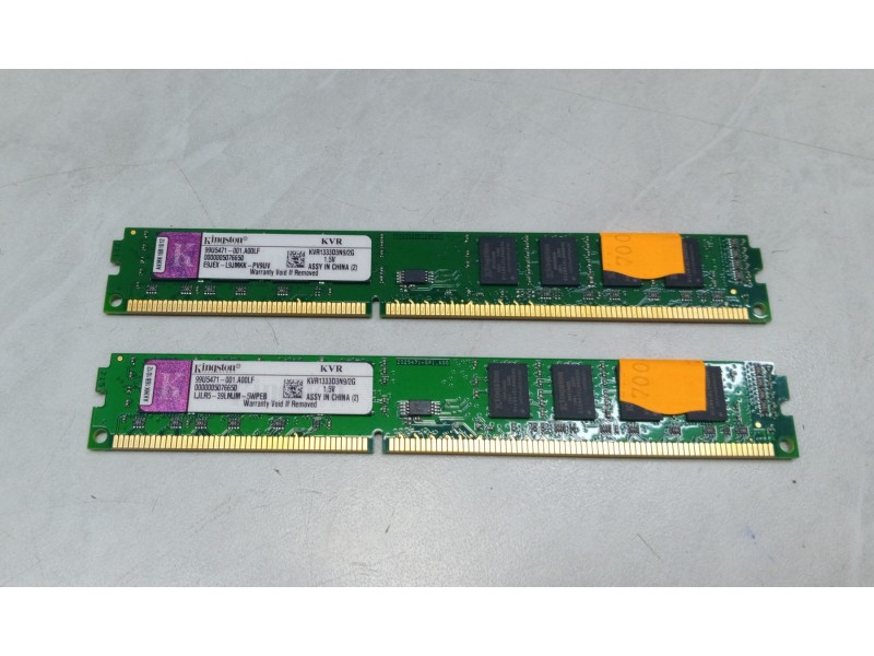 ddr3 4gb kingston 1333mhz ispravne 2x2gb