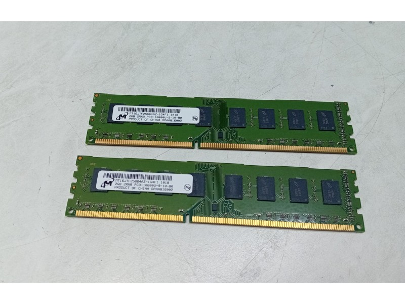 ddr3 4gb micron 1333mhz ispravne 2x2gb