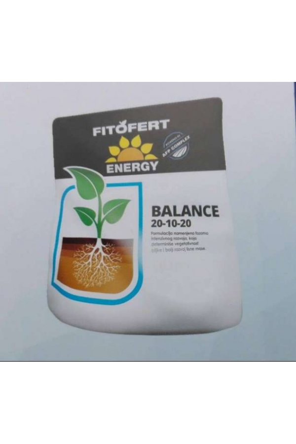 FITOFERT ENERGY BALANCE 1/1 (20:10:20)
Šifra: 2760 JM: KG