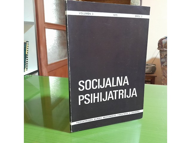 SOCIJALNA PSIHIJATRIJA 1975 br.3