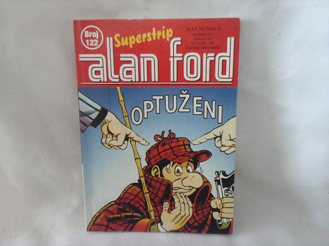 Optuženi Alan Ford broj 122 max bunker