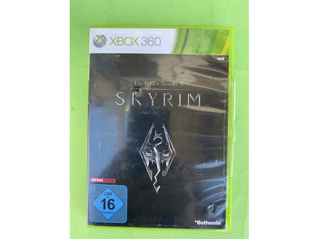 Skyrim The Elder Scrolls V + Mapa - Xbox 360 igrica