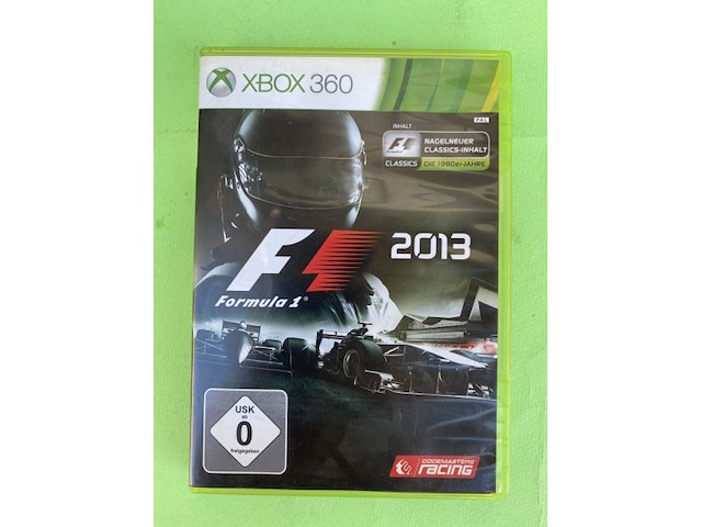 Formula F1 2013 - Xbox 360 igrica