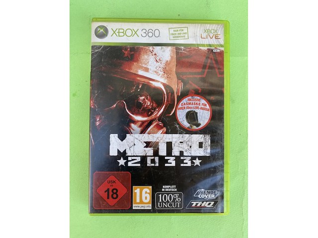 Metro 2033 - Xbox 360 igrica