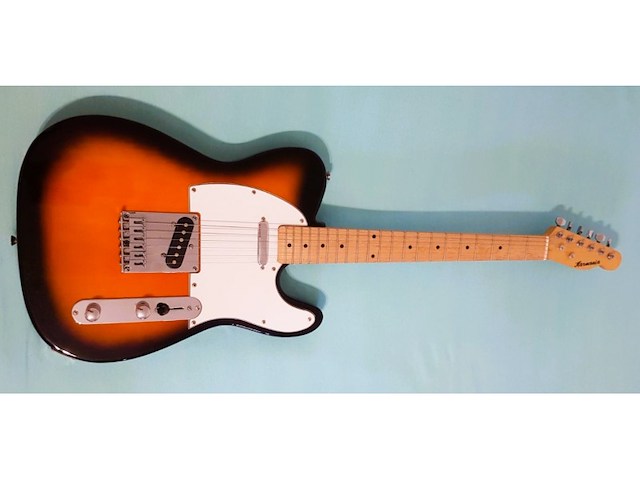 Harmonia Telecaster sunburst električna gitara + oprema