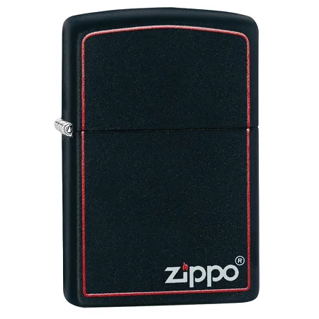 Zippo upaljac 218ZB Matte Black Red