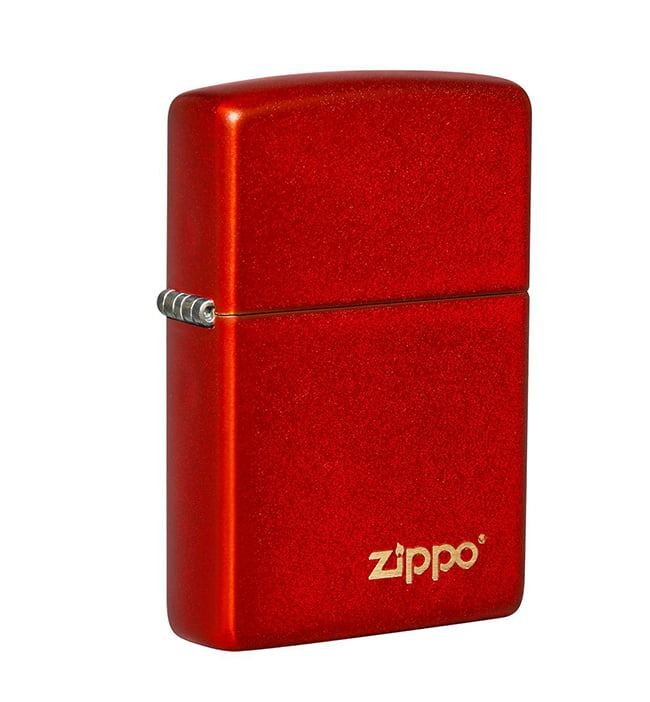 Zippo upaljac 49475ZL Metalik crvena Logo