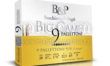 Pat.B&P Big Game 9/0 9P k20/70