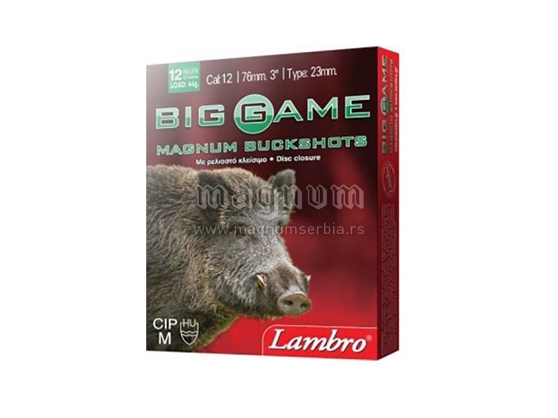 Pat.Lambro 12/76 Big Game 11/0 12p Magnum