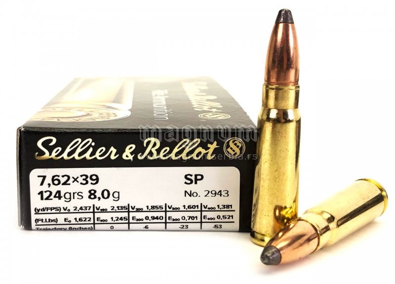 Metak Belot 7.62x39 SP 8g