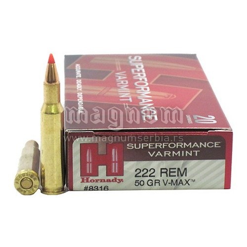 Metak Hornady 222 rem V-max 3.24g