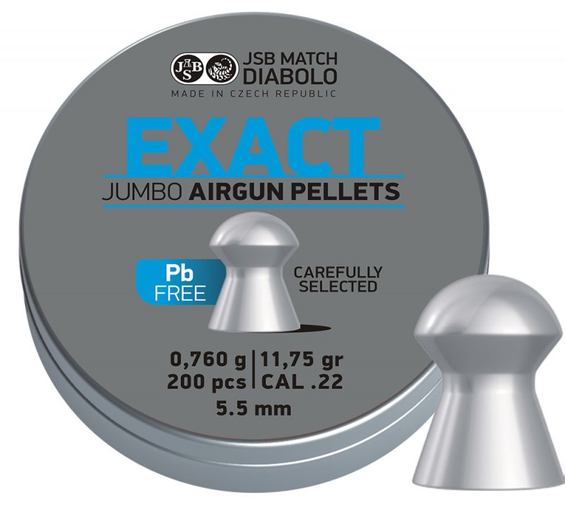 Dijabola JSB Exact Jumbo Pb Free 5.5 1/200 0.76g