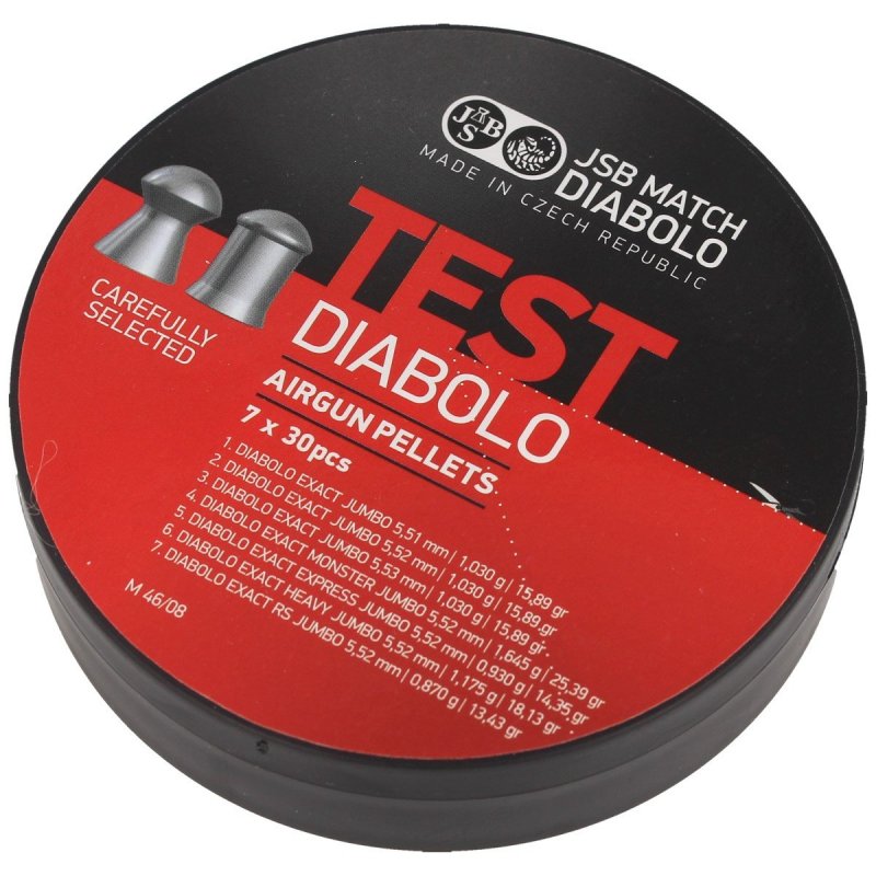 Dijabola JSB Test 5.5 1/210 7 vrsta