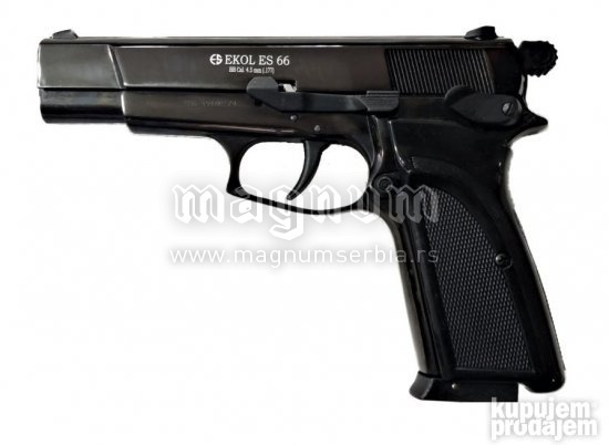 Replika Ekol ES66 Gun Black 4.5mm kuglice