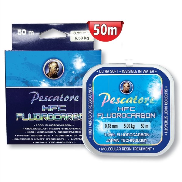 Fluorocarbon Pescatore 50m 014 3.1kg