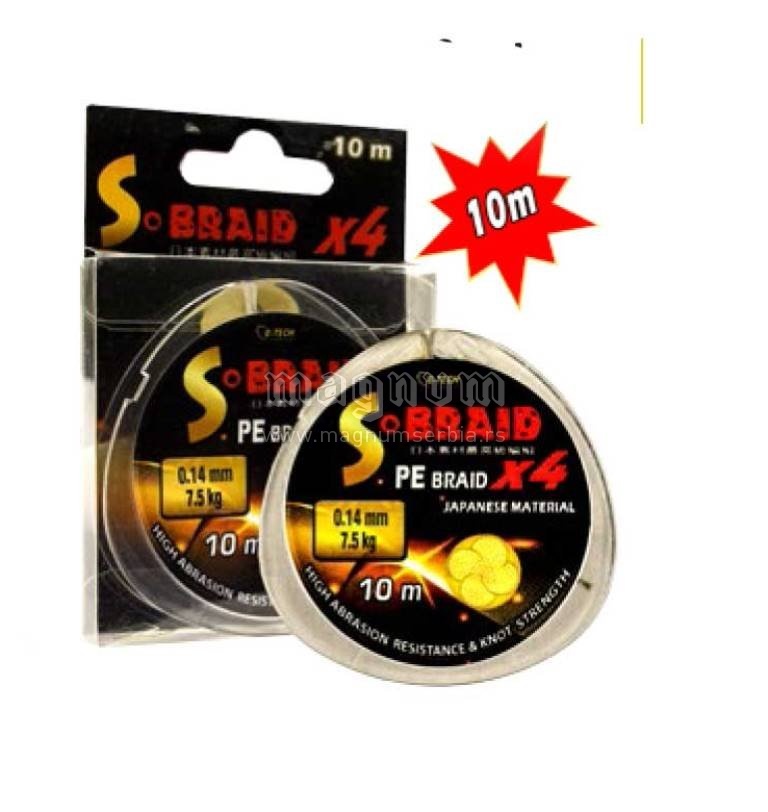 Kanap S-Braid 10m 012 6.5kg