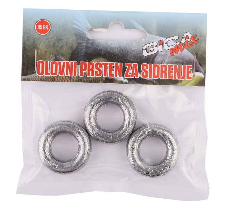 Olovni prsten za sidrenje 35g 3/1 Gica Mix