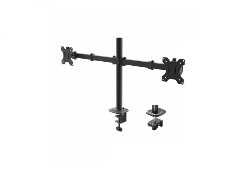 Alpha dual 10-32 Desk mount 2x 10-32,10 kg,Rotacija:360,Tilt 90,VESA100x100