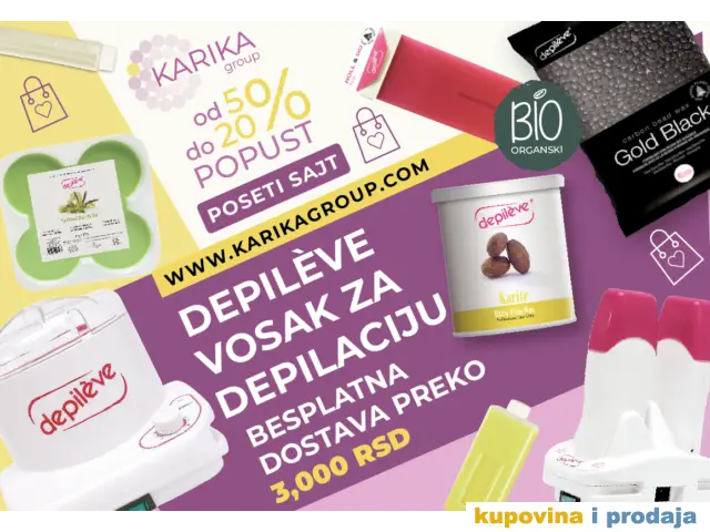 DEPILEVE VOSAK ZA DEPILACIJU – OPREMA ZA KOZMETIČKE SALONE