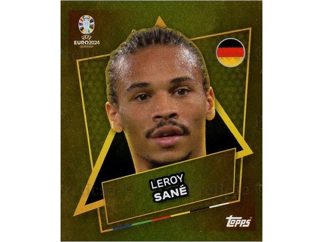 EURO 2024 Germany GER SP LEROY SANE, bez potpisa